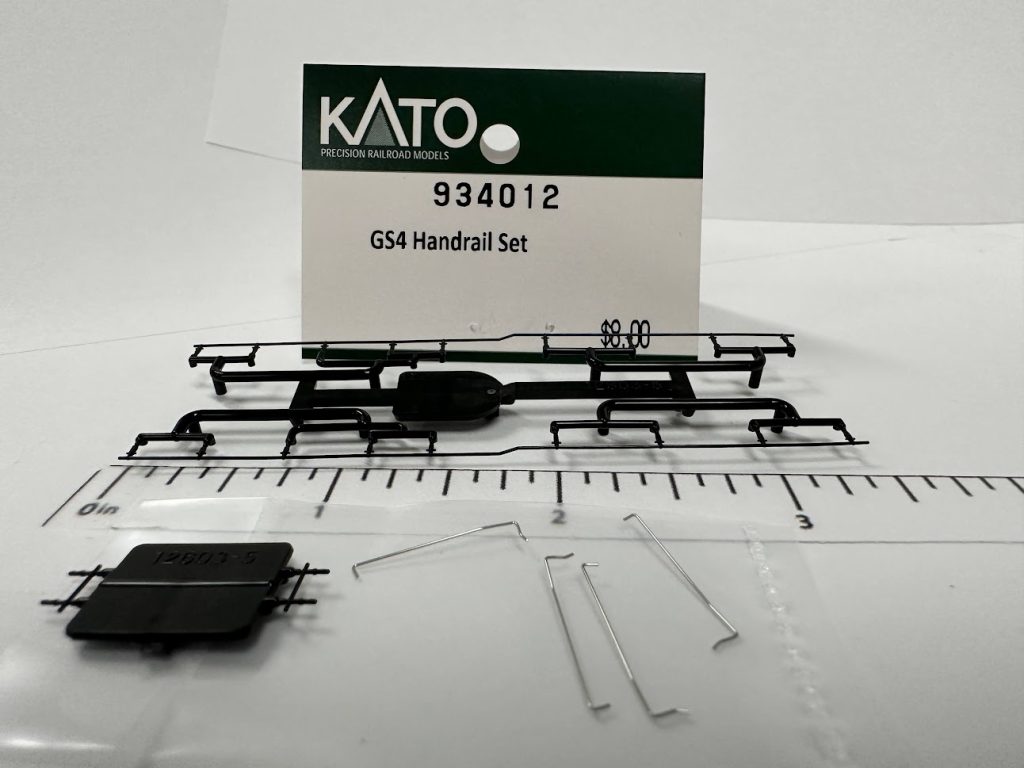 GS-4 Railing Set (long side railing + cab vertical railings) (N-Scale ...