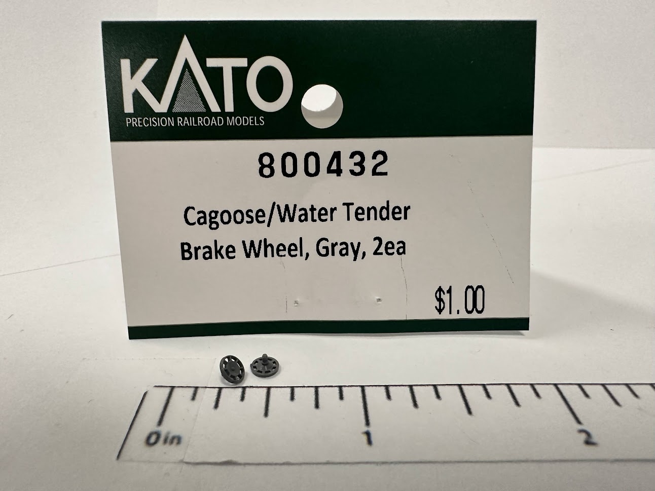 Caboose/Water Tender Brake Wheel, Gray (N-Scale) – Kato USA Online Store