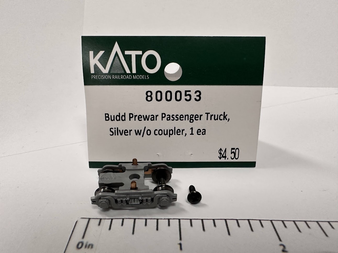 Budd Prewar Passenger Truck, Silver w/o Coupler (N-Scale) – Kato USA ...