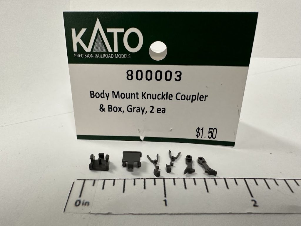 Body Mount Knuckle Coupler (Dark Gray) & Box (N-Scale) – Kato USA ...