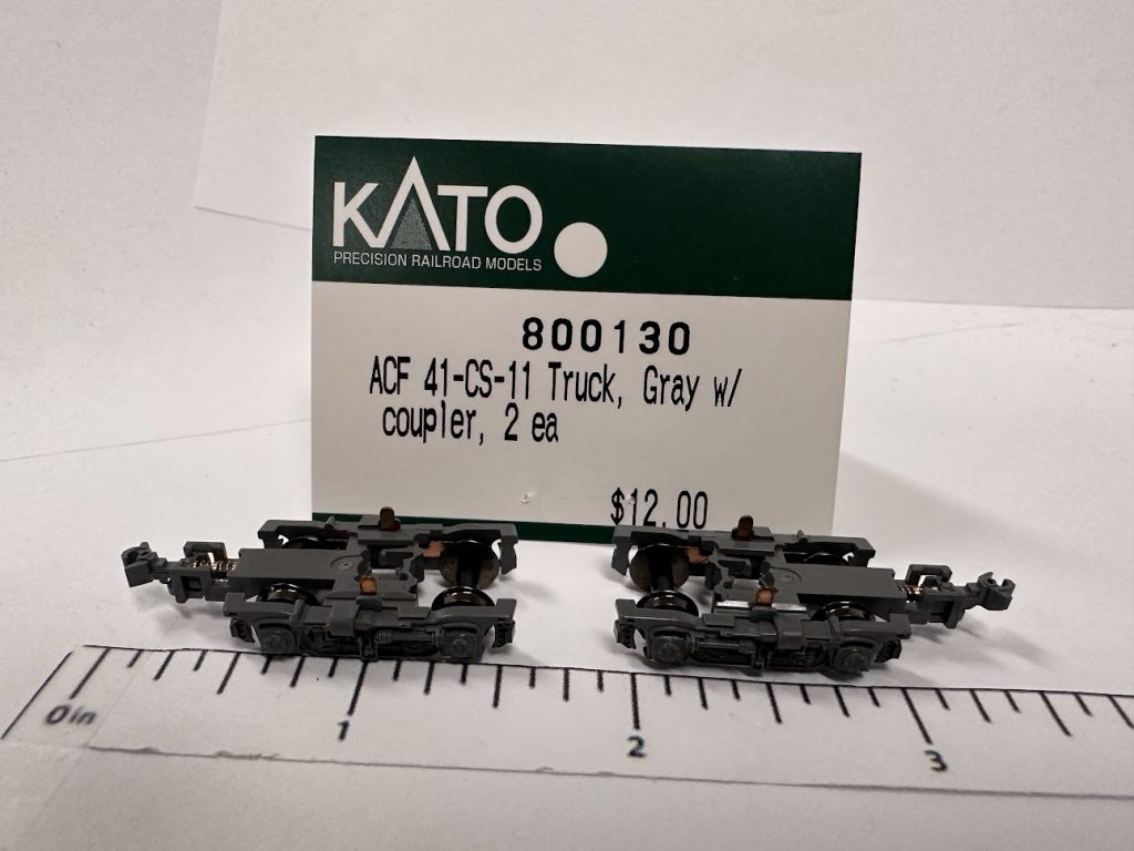ACF 41-CS-11 Truck, Gray w/ coupler – Clip mount (N-Scale) – Kato USA ...