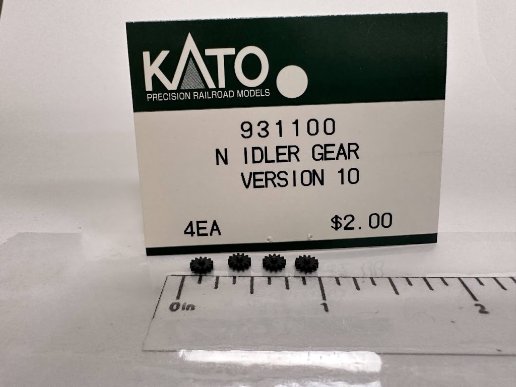Idler Gear, Version 10 (N-Scale) – Kato USA Online Store