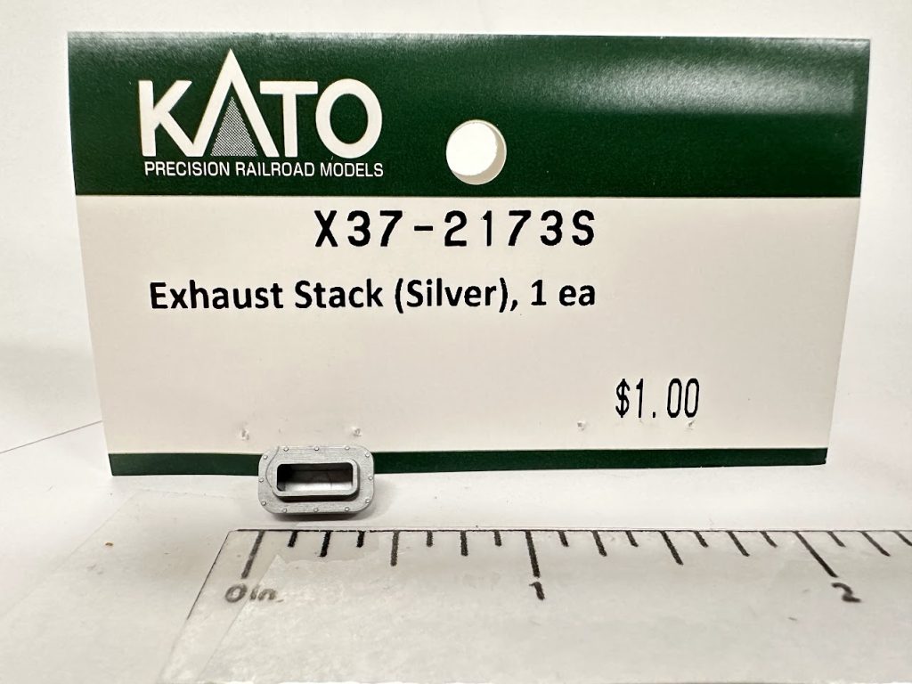Exhaust Stack (Silver) (HO-Scale) – Kato USA Online Store
