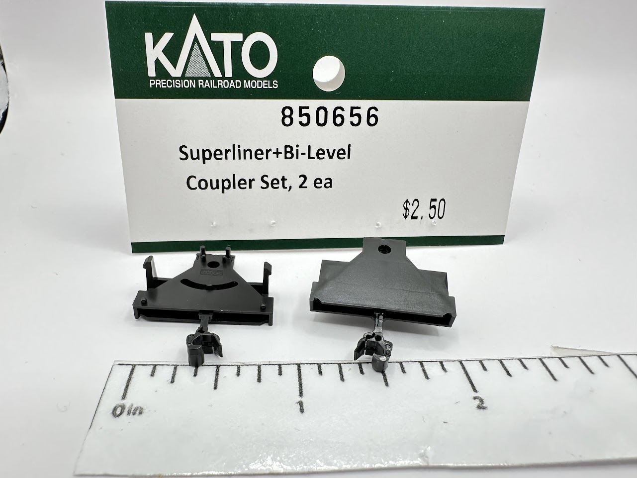 Superliner + Bi-Level Coupler Set, Basic, Black (HO-Scale) – Kato USA ...