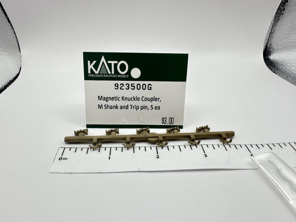 Magnetic Knuckle Coupler, Short Shank (Gold) with Trip Pin (N-Scale ...