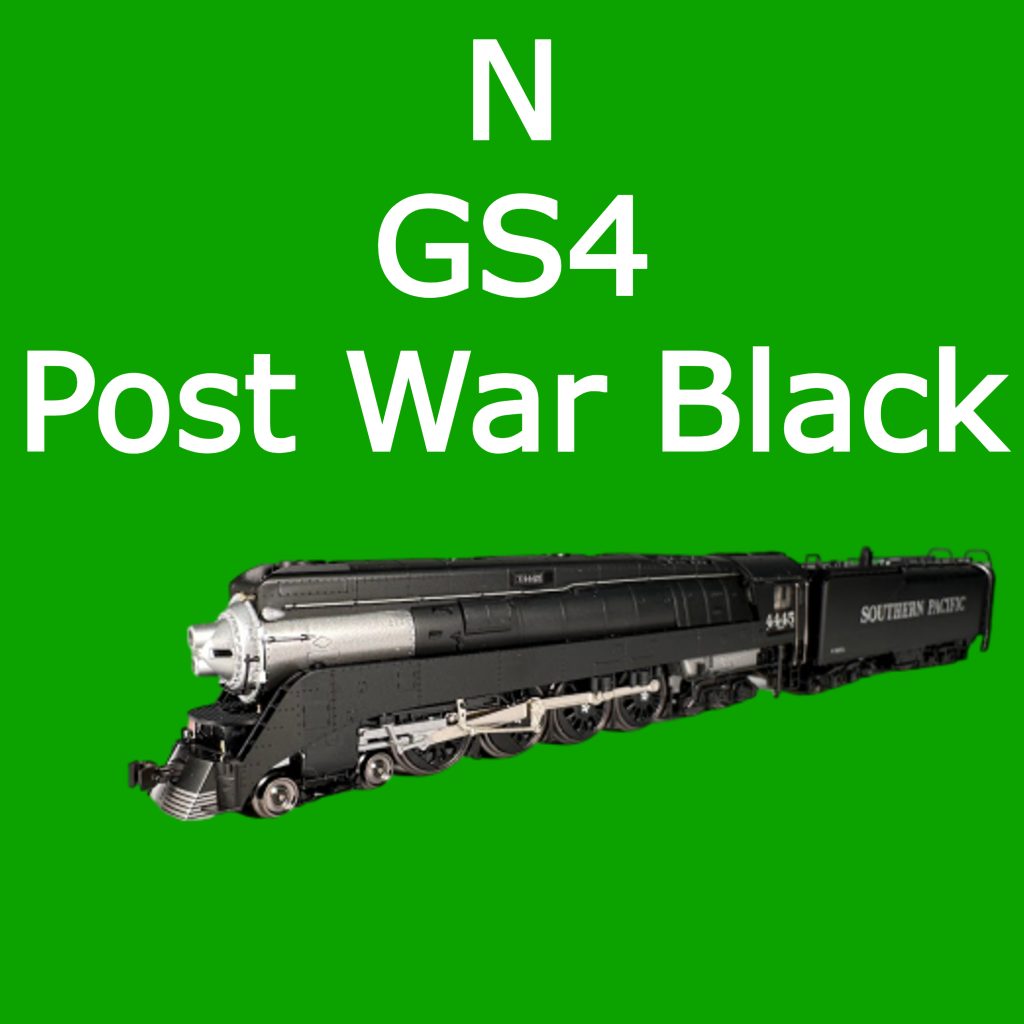 N GS-4 Southern Pacific Post War Black – Kato USA Online Store