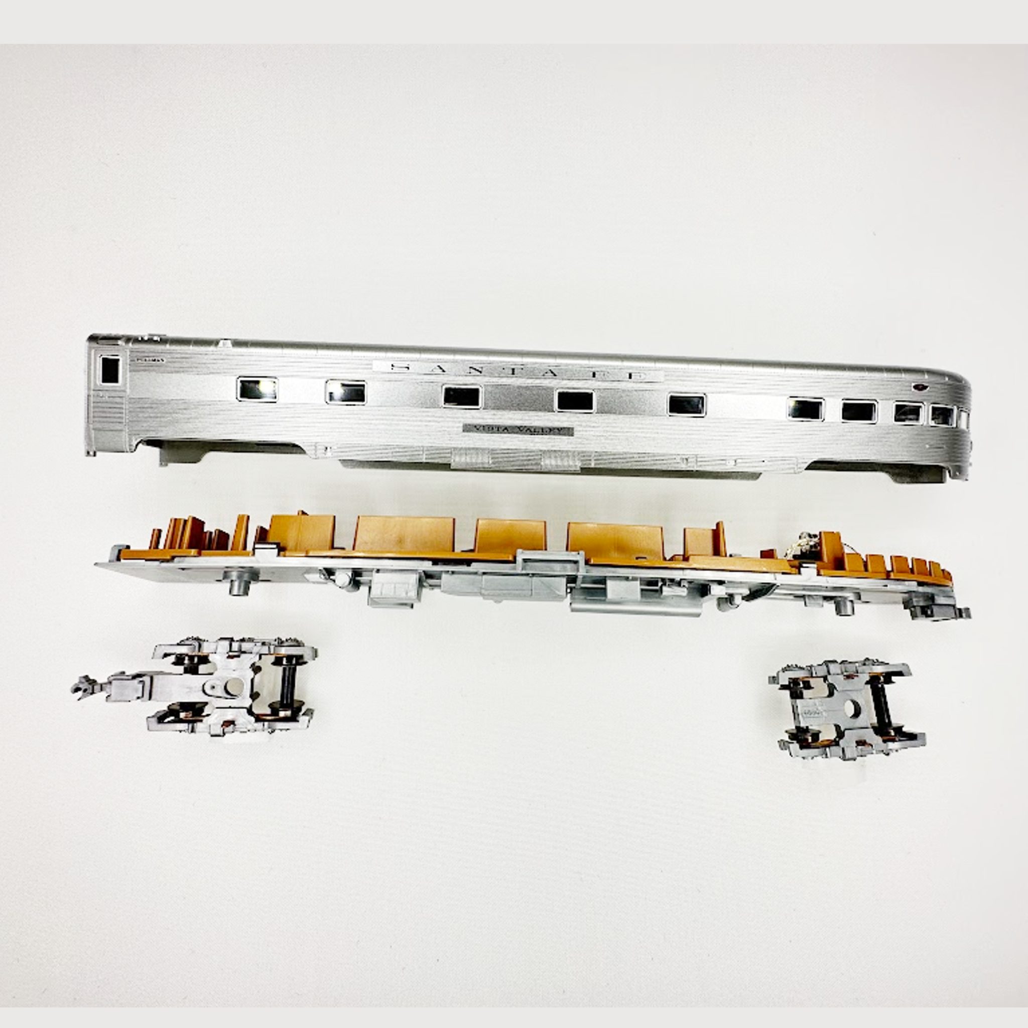 N Santa Fe Super Chief Sleeper-Lounge “Vista Valley” Car Parts Kit ...