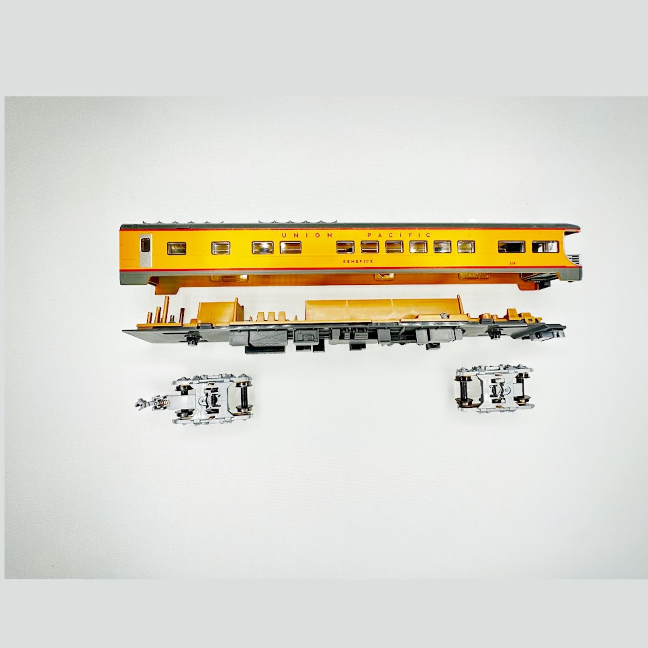 N UP Excursion Train Business Car “Kenefick” Parts Kit – Kato USA ...