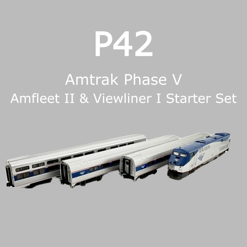 P42, Amfleet II, Viewliner I Intercity Express 4 Unit Set – Kato USA ...
