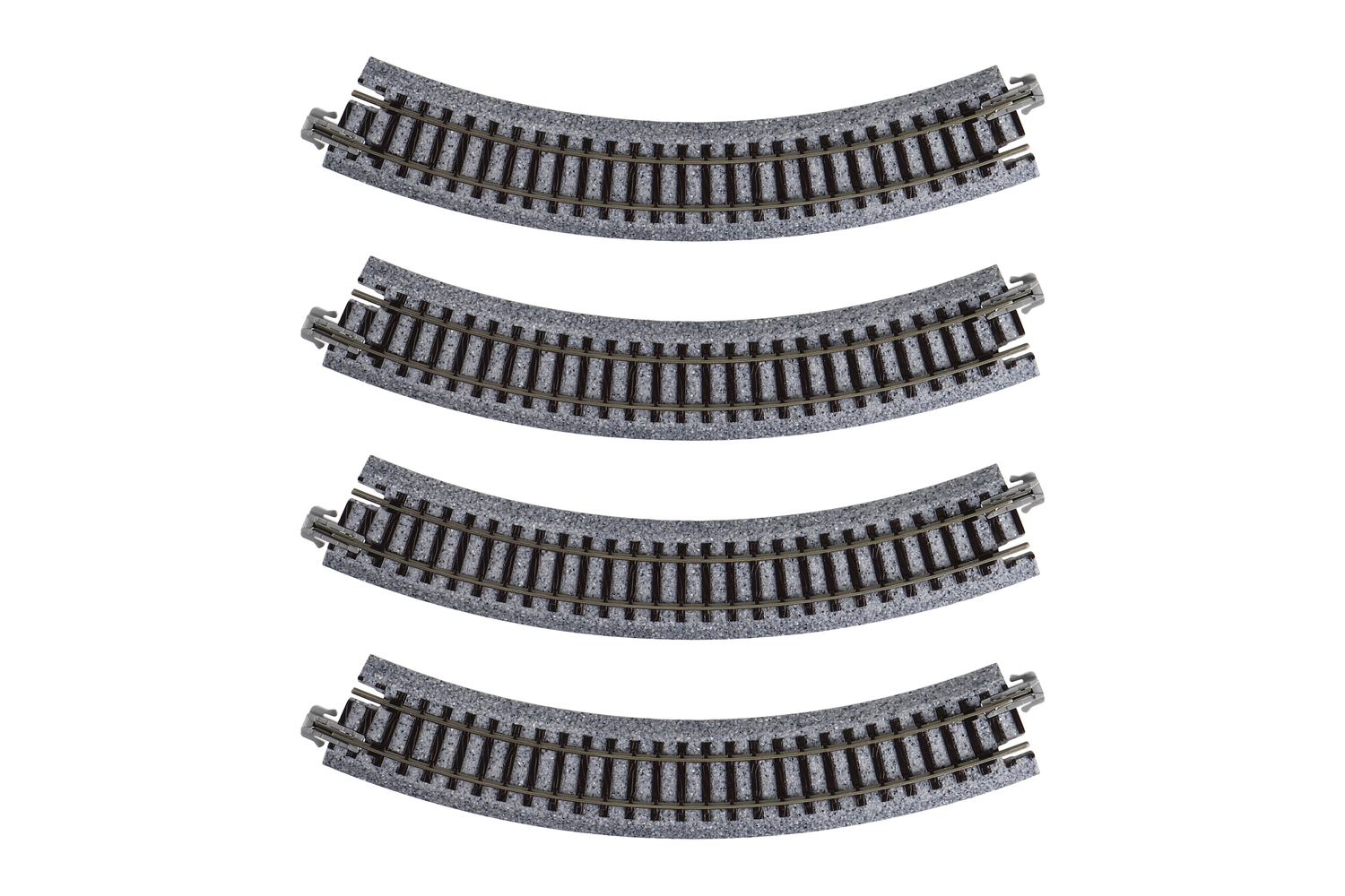N 183mm (7″) Radius 45º Curve Track [4pcs] – Kato USA Online Store
