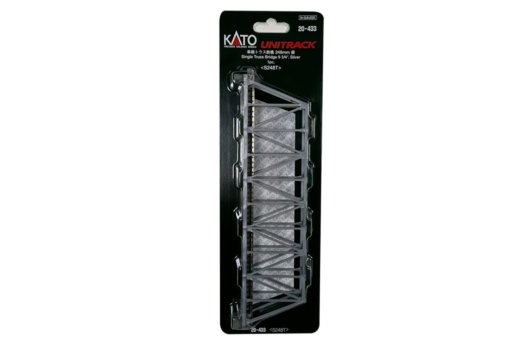 N Single Truss Bridge Silver, 248mm, (1ea) (prev #23-043) – Kato USA ...