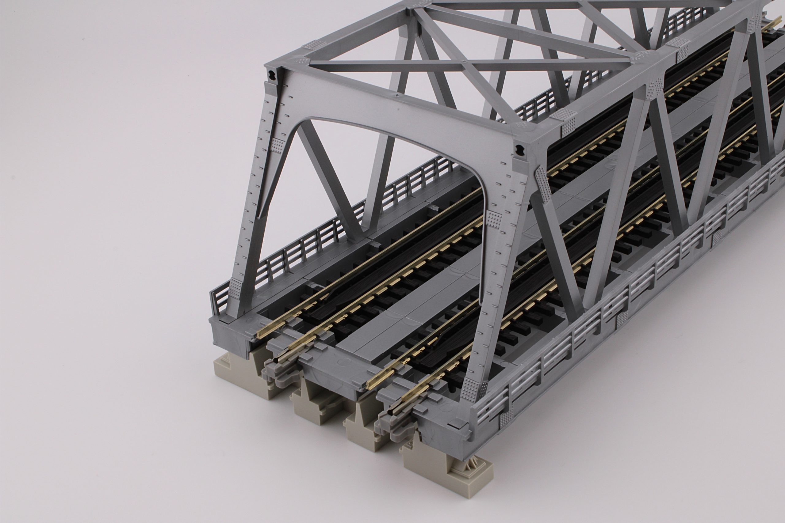 N Double Truss Bridge, Silver, 248 mm, (1 ea) – Kato USA Online Store