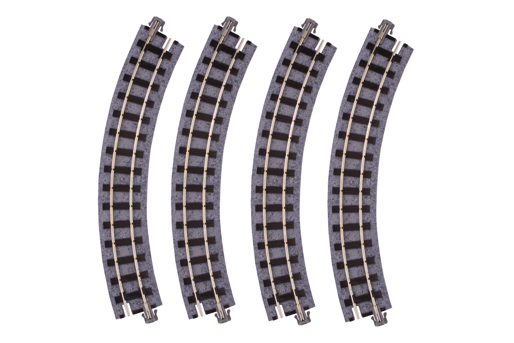 Narrow-Gauge UNITRACK 183mm (7″) Radius 45 Curve Track [4 pcs] – Kato ...