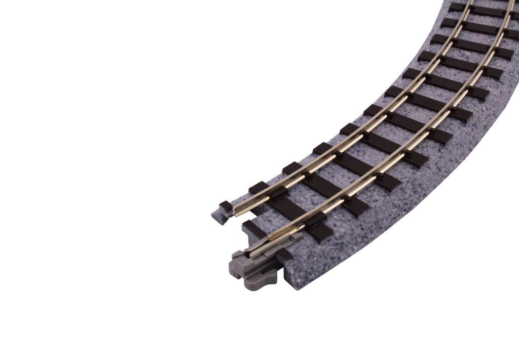 Narrow-Gauge UNITRACK 183mm (7″) Radius 45 Curve Track [4 pcs] – Kato ...